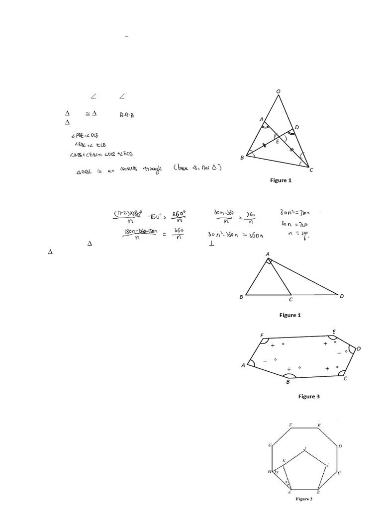 Angles in Rectilinear Figures | PDF | Triangle | Euclidean Geometry