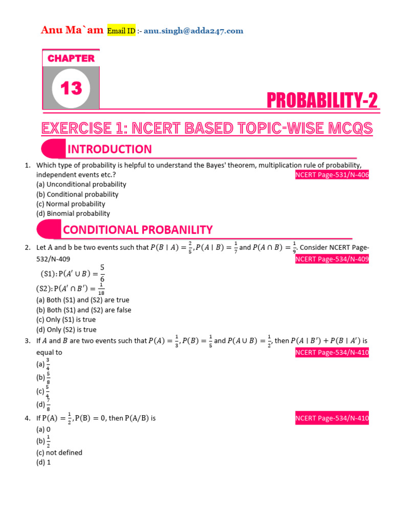 Probability II | PDF | Expected Value | Probability Distribution