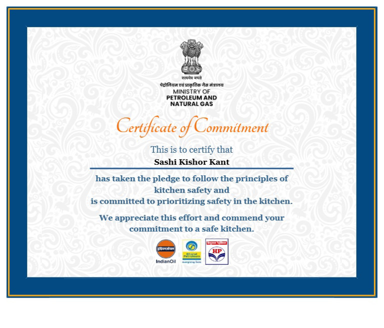 Safety Pledge Certificate | PDF