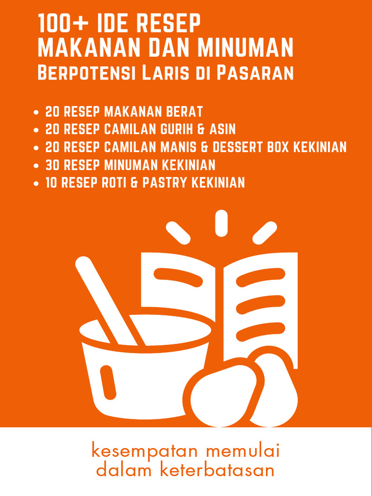 100+ Ide Resep Makanan Kekinian | PDF