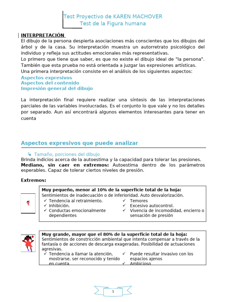 DFH Machover | PDF | Las emociones | Estrés (biología)