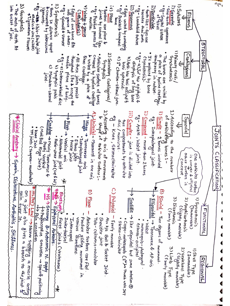 Joint Classification Handwitten Notes | PDF