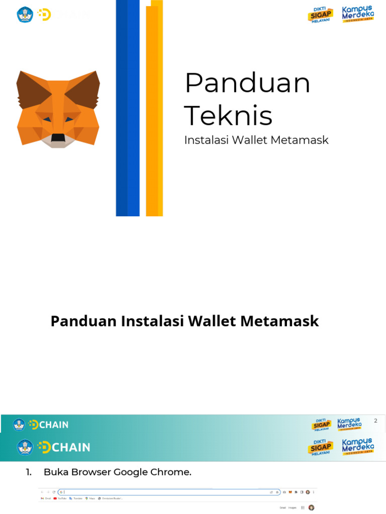 Panduan Teknis Instalasi Metamask | PDF