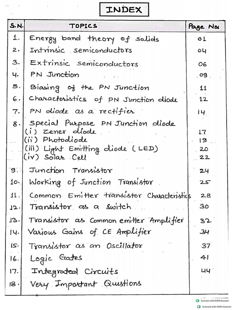 Semiconductor Electronics Notes (English) | PDF