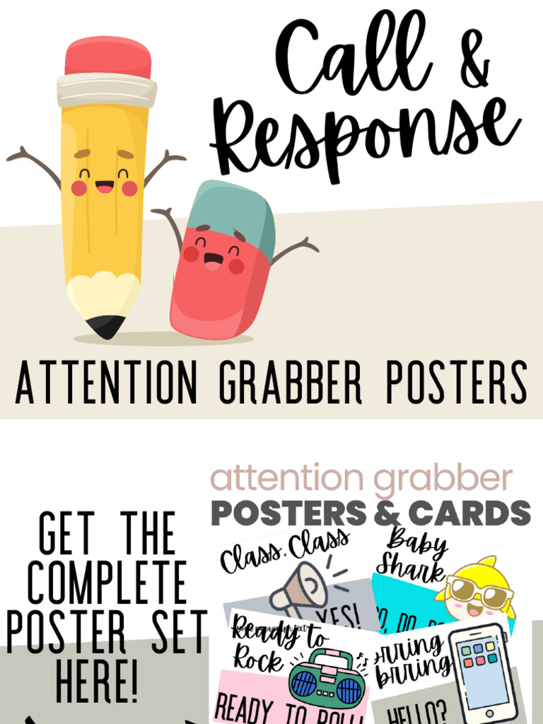 Response: Attention Grabber Posters | PDF