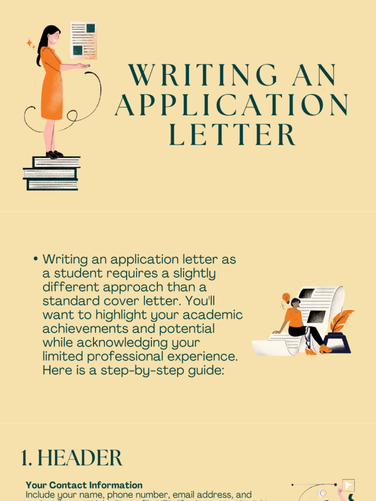 Writing An Application Letter 1 | PDF
