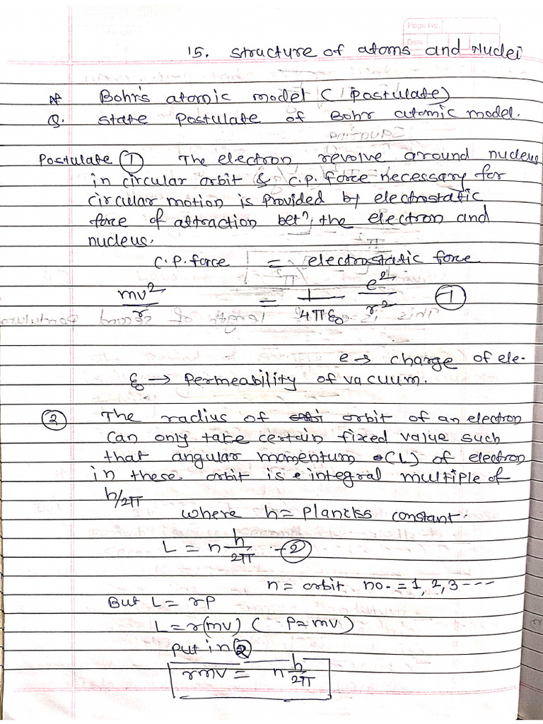 Structure of Atom and Nuclei 2 | PDF