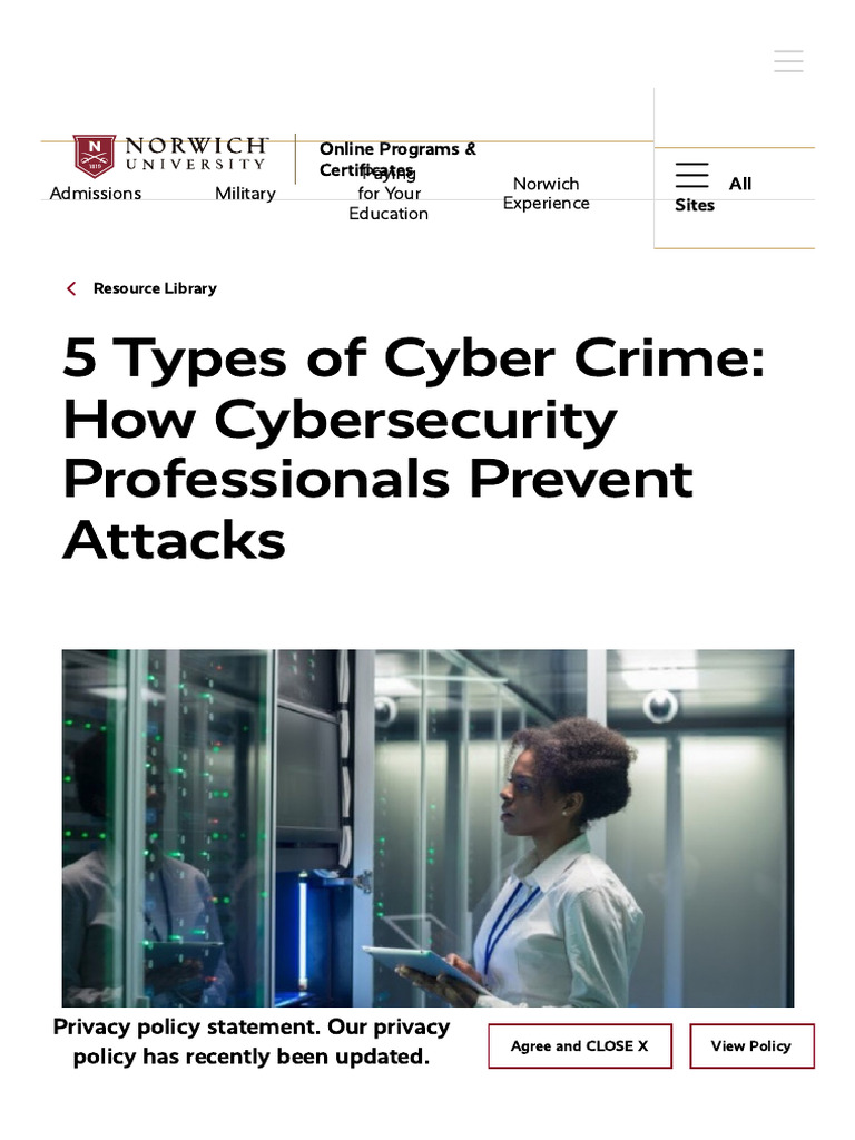 01_types of Cybercrime | PDF | Cybercrime | Malware