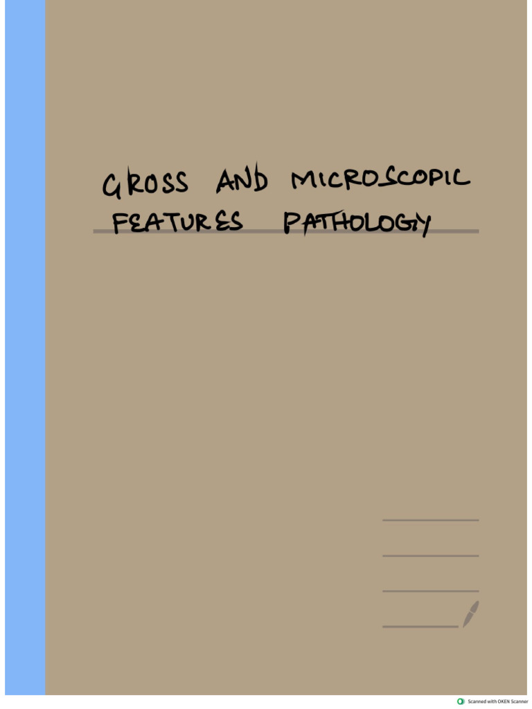 Gross and Microscopic Features Pathology | PDF