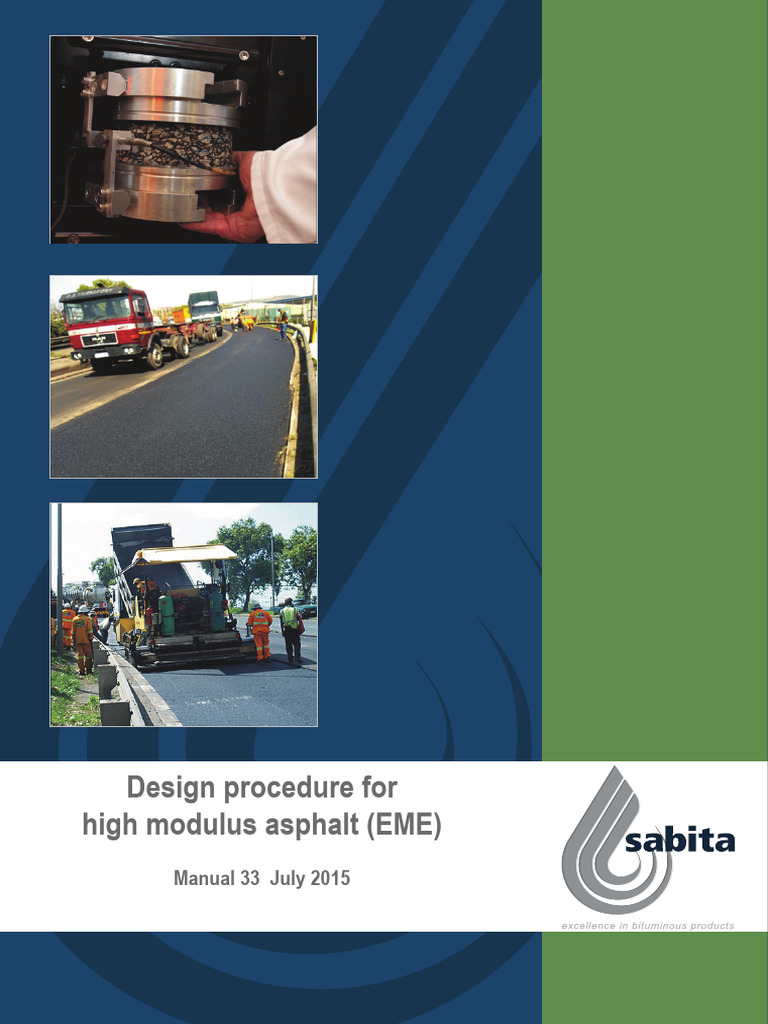 Design Procedure For High Modulus Asphalt Pavement-Manual-33 | PDF ...