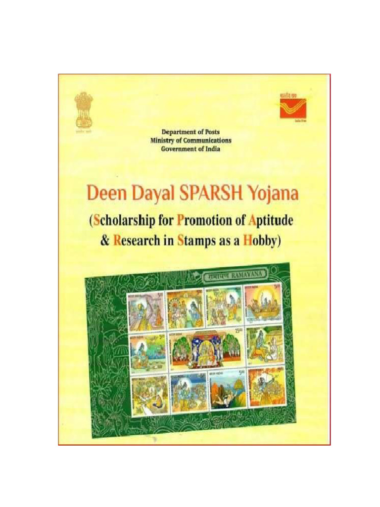 Sparsh Sop Final 2025-26 | PDF | Philately | Postage Stamp