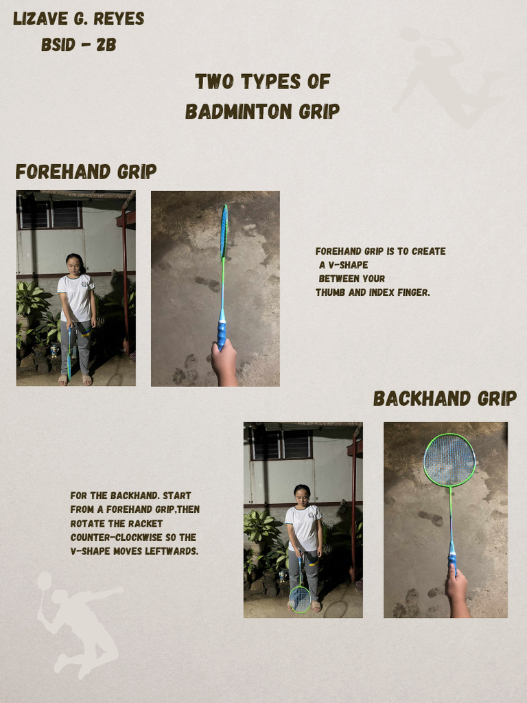 Two Types of Badminton Grip - 20250904 - 212822 - 0000 | PDF