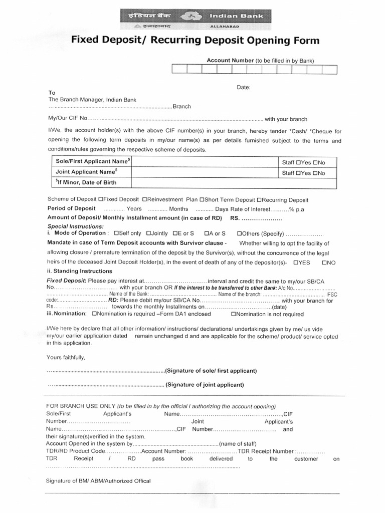 FD Form | PDF