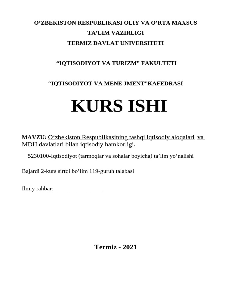 Baholash Mezoni | PDF