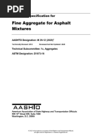 AASHTO Aggregate Size Specifications | PDF