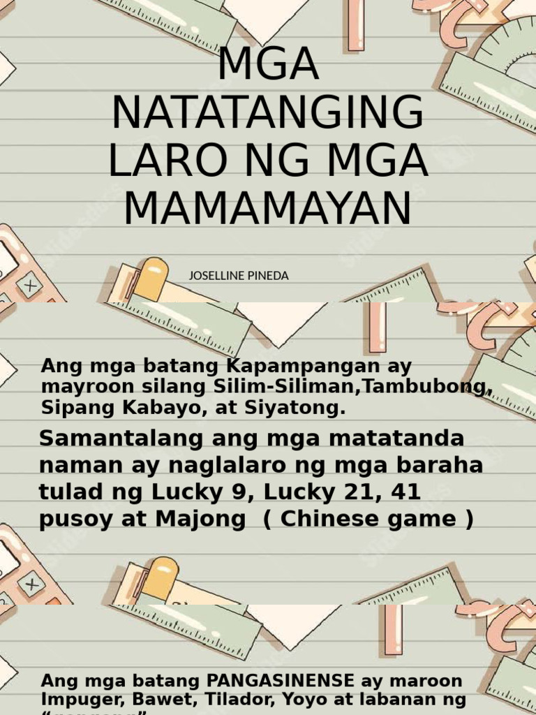 Laro NG Mga Mamamayan | PDF
