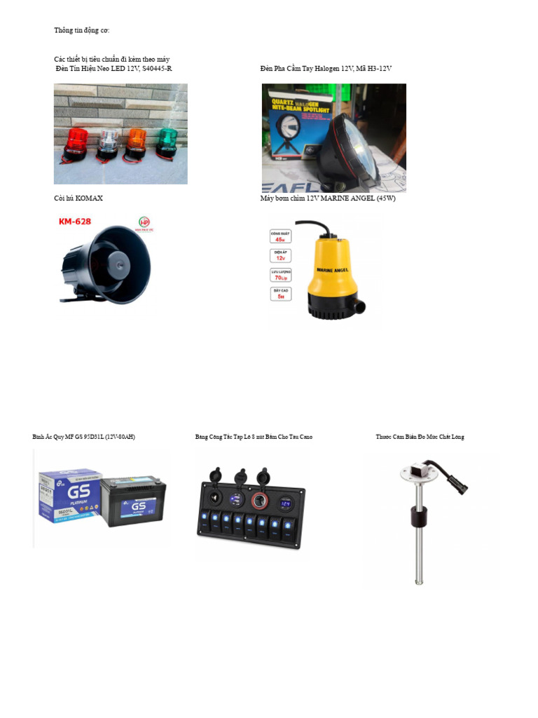 Thiet Bi | PDF