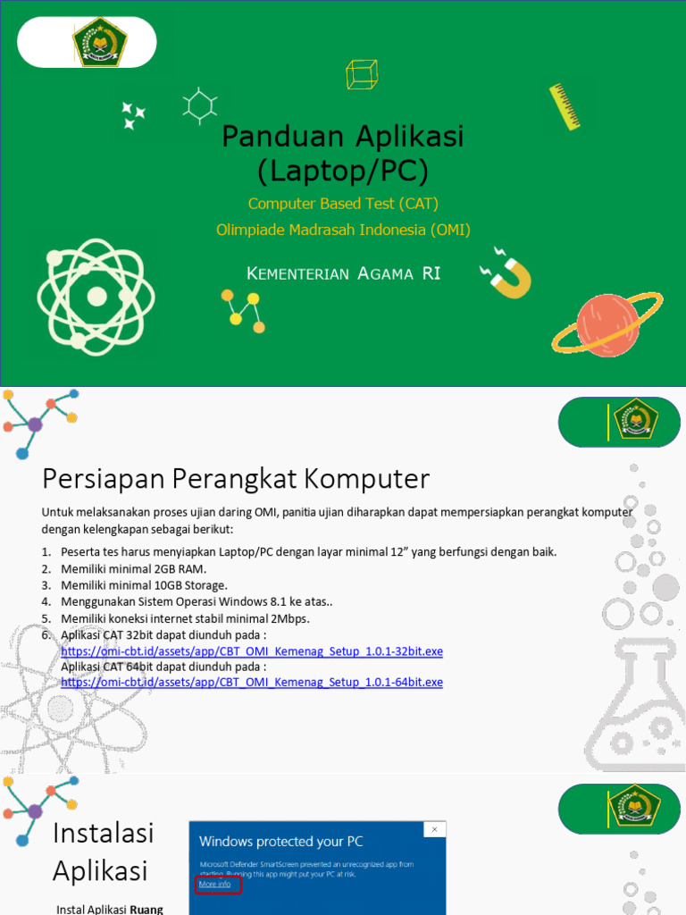Panduan Instalasi CBT OMI 2024 | PDF