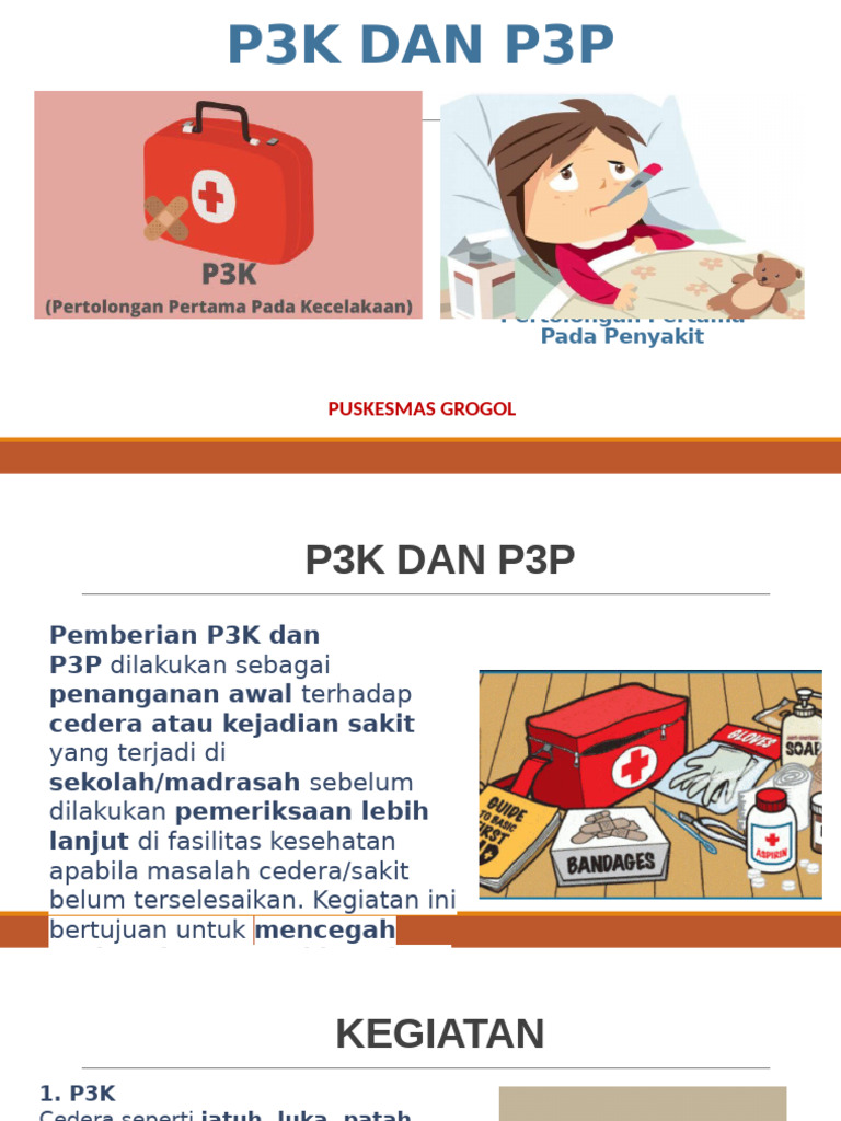 p3k Kader SD MATERI KESEHATAN Untuk Masyarakat | PDF