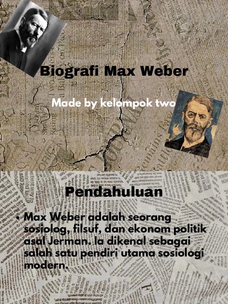 Biografi Max Weber New Klompok 2.Pptx 20250825 130549 0000 | PDF