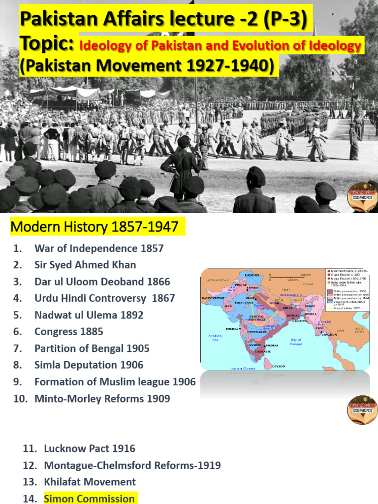 Pakistan Ideology and Historical Evolution | PDF | Pakistan Movement ...