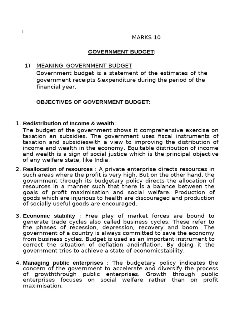 Latest Revised Government Budget (Macro) | PDF | Taxes | Government ...