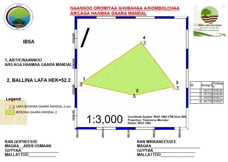 Gaara Mandal Shapefile Map | PDF | Navigation | Geophysics