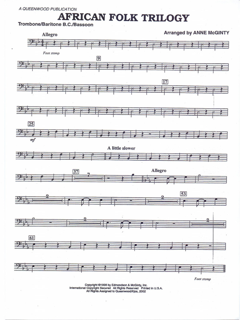 12 Trombone Baritone BC Bassoon | PDF