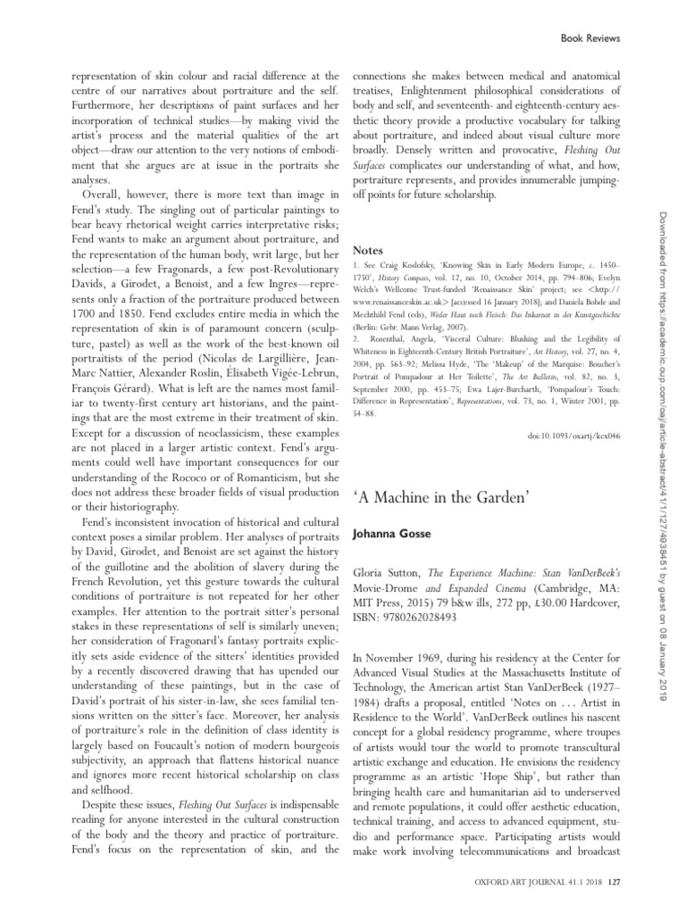 Gosse-Machine in The Garden-Sutton Review | PDF | Walden | Portrait ...
