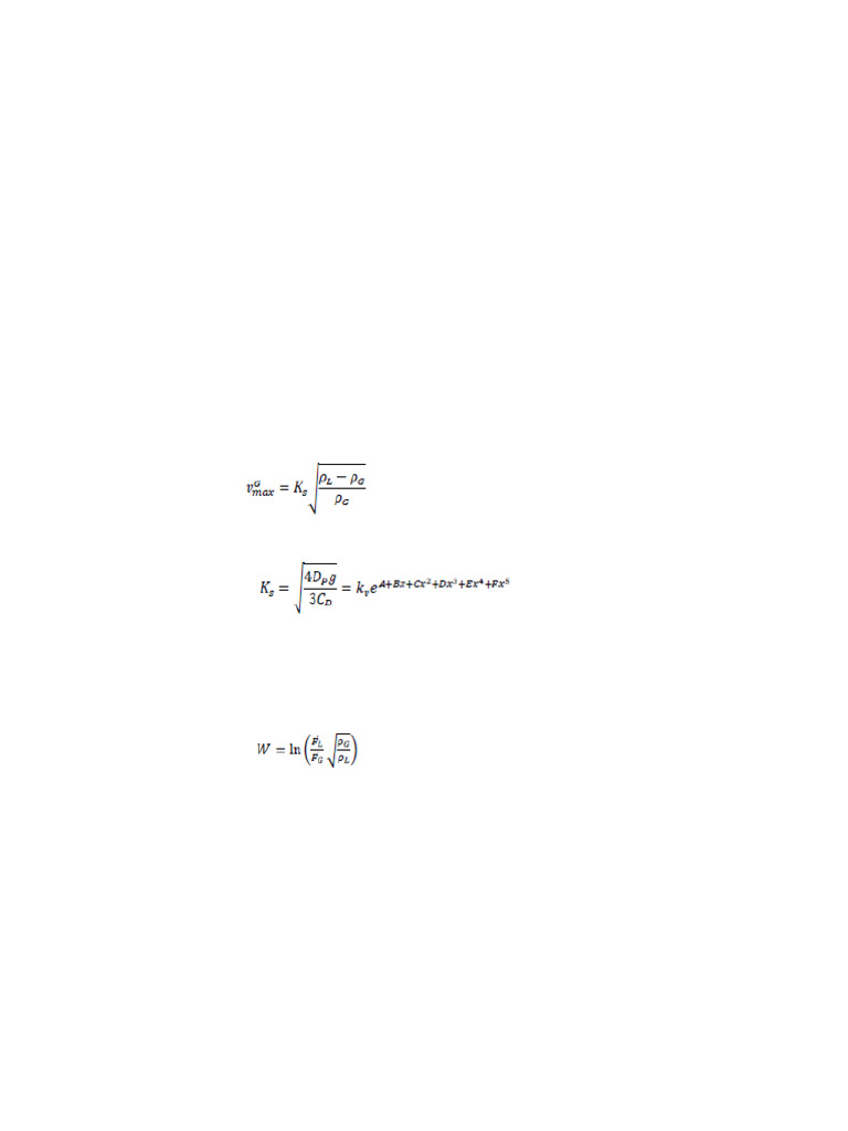 How Does Aspen HYSYS Vessel Sizing Analysis Tool Apply Souders Brown ...