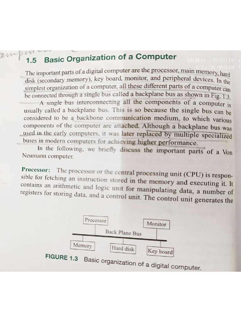 Basic Organization of Computer | PDF