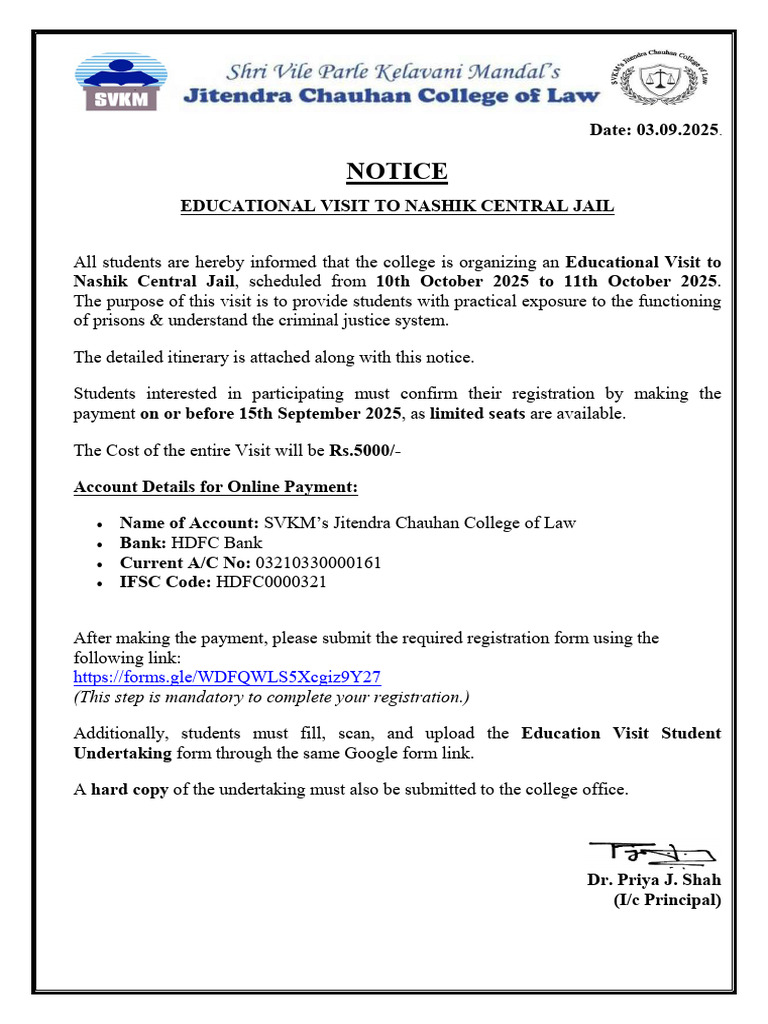 Educational Visit to Nashik Central Jail | PDF | Indian Cuisine | Asian ...