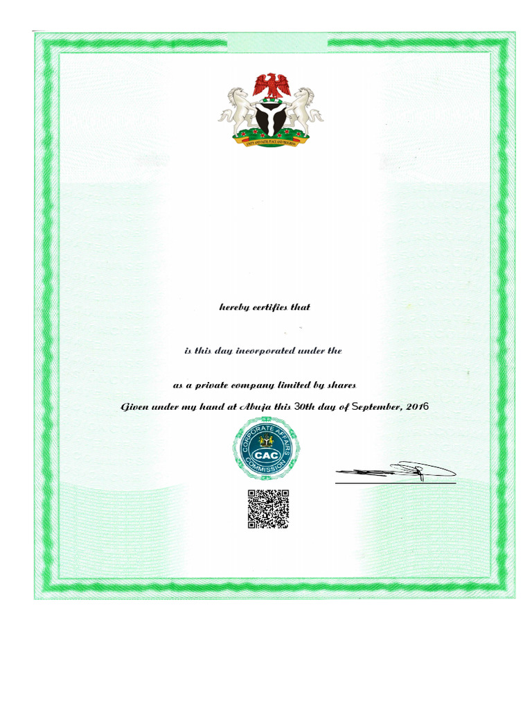 Certificate - MTC Infotech Global Services LTD | PDF