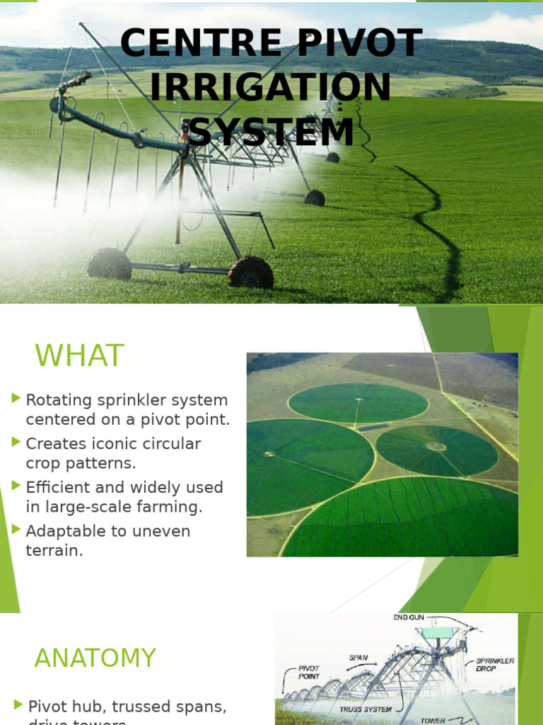 Centre Pivot Irrigation Overview | PDF