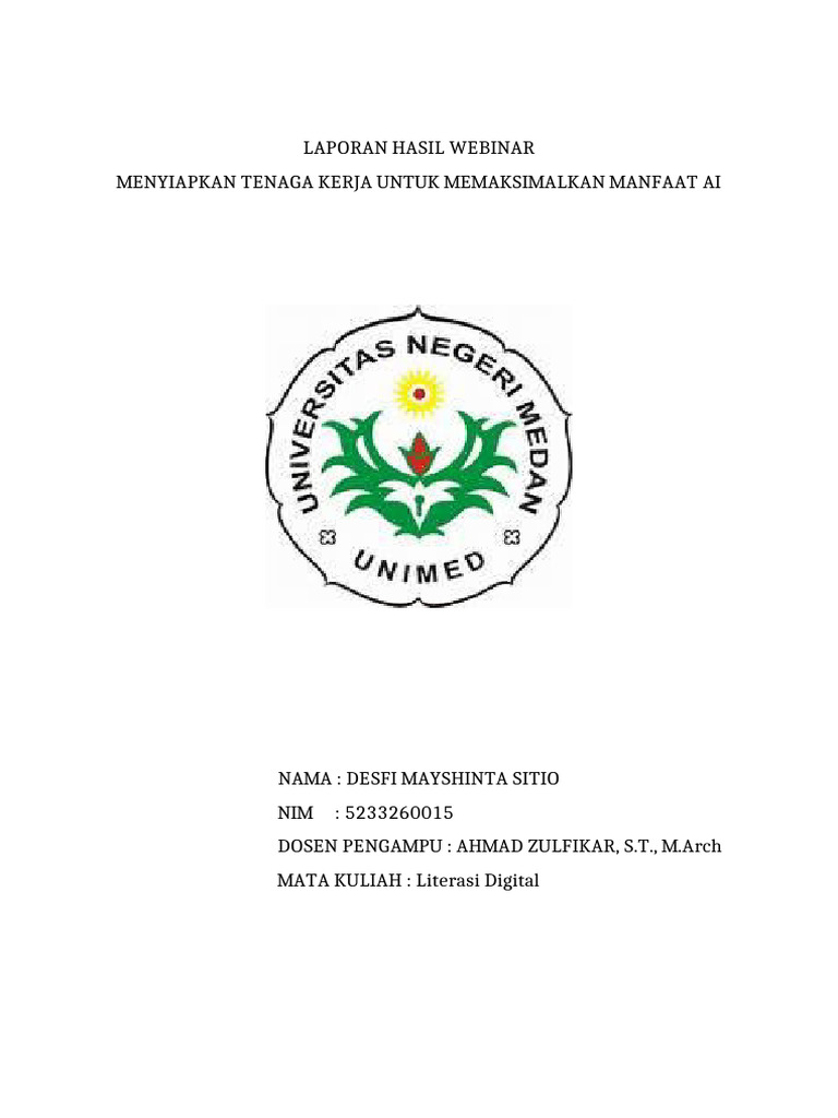 CBR Literasi Digital Desfi Mayshinta Sitio | PDF