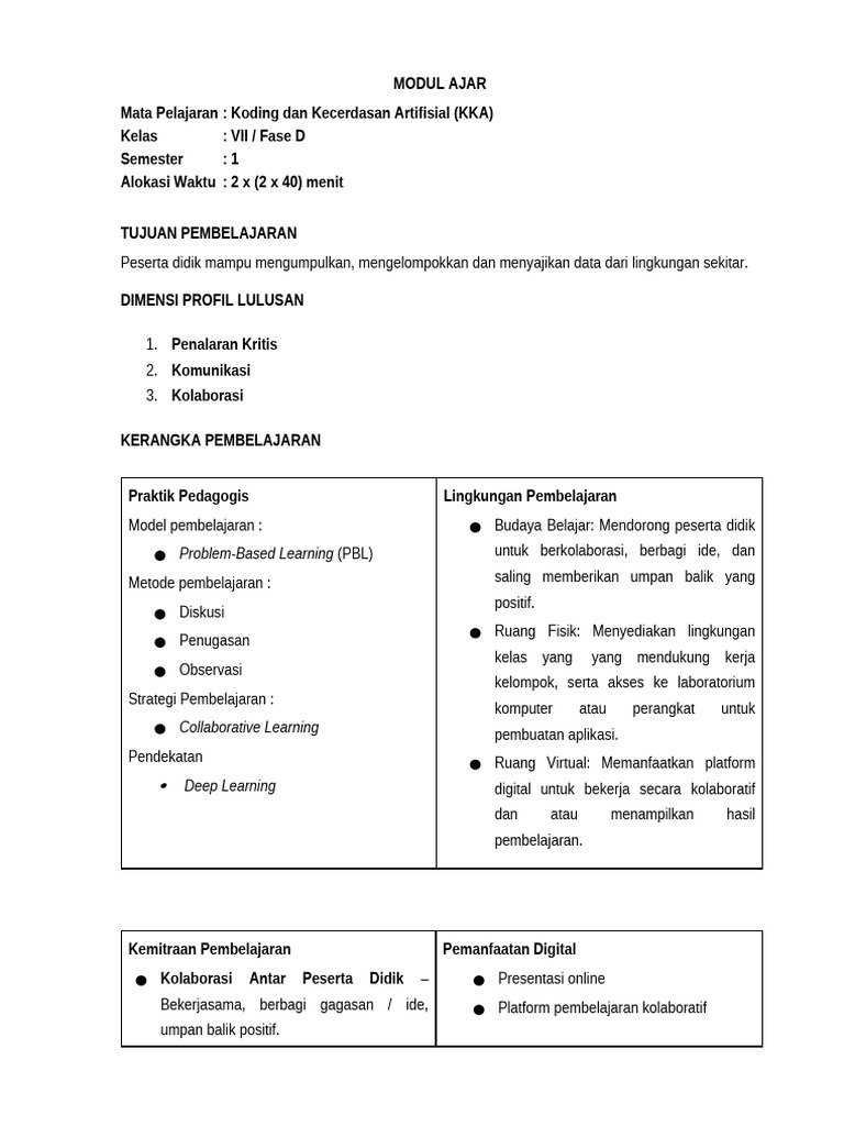 MODUL OJT 1 | PDF