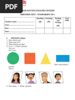 Cambridge Starters Speaking | PDF