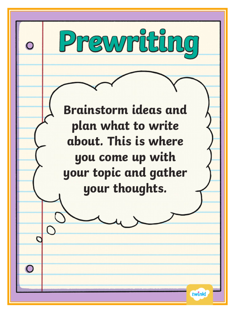 Color Writing Process Posters | PDF