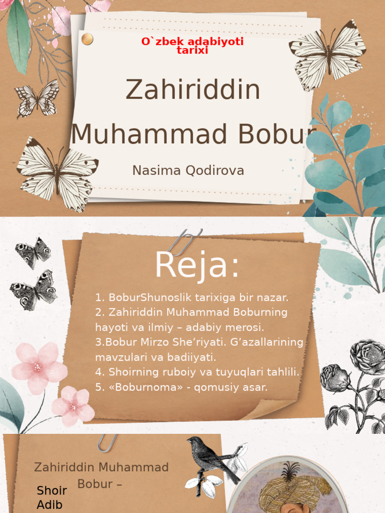Bobur | PDF