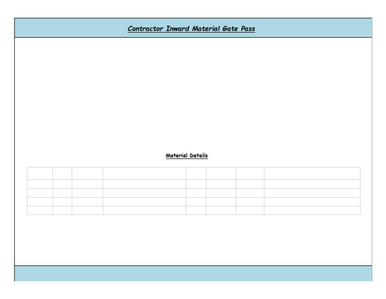 Inward Entry Report Test (Paint) | PDF