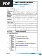 Math 6 Q2 Module 6 | PDF | Bracket | Mathematics