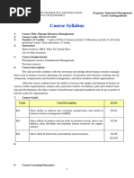 Syllabus HRM Huflit 2023-Final | PDF | Human Resource Management ...