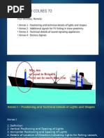 COLREG Navigation Lights and Shapes | PDF | Stern | Mast (Sailing)