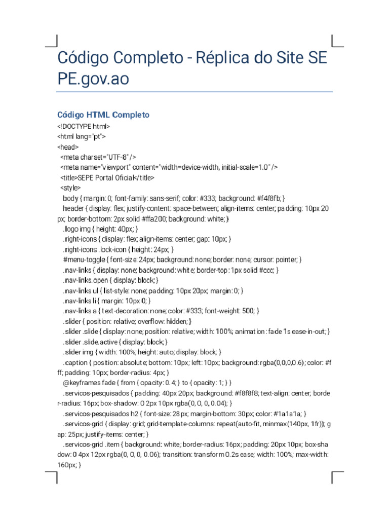 Sepe Replicado Completo Phoenix | PDF