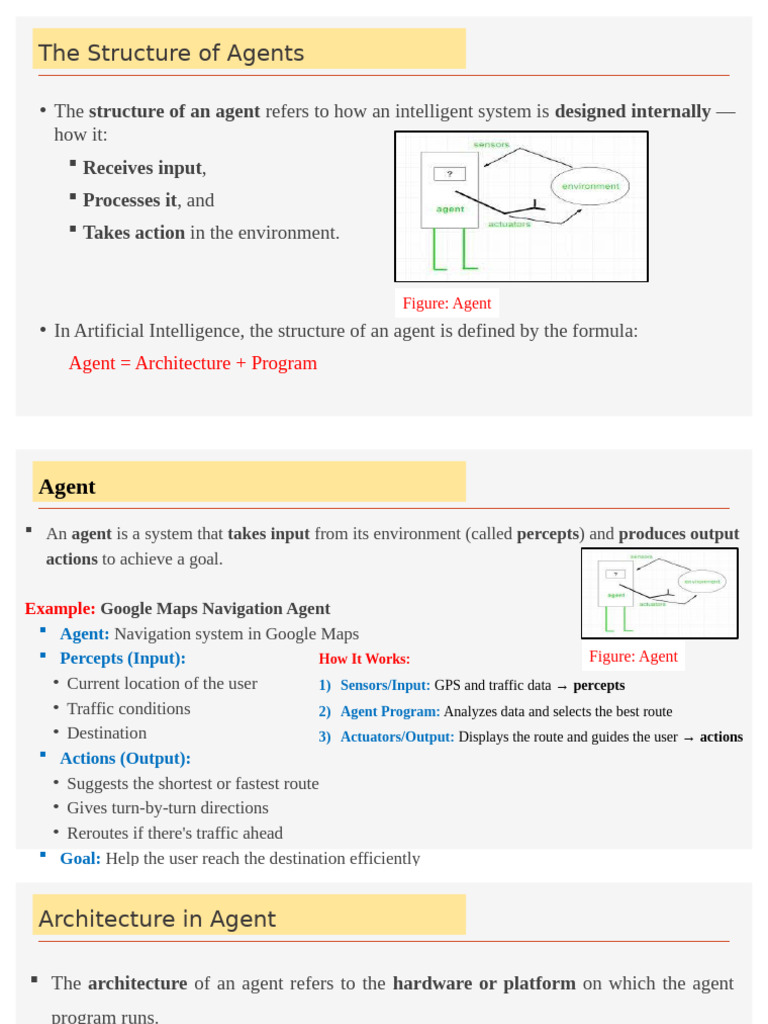 9 - The Structure of Agents | PDF | Perception | Robotics