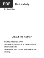 The Landlady by Roald Dahl | PDF