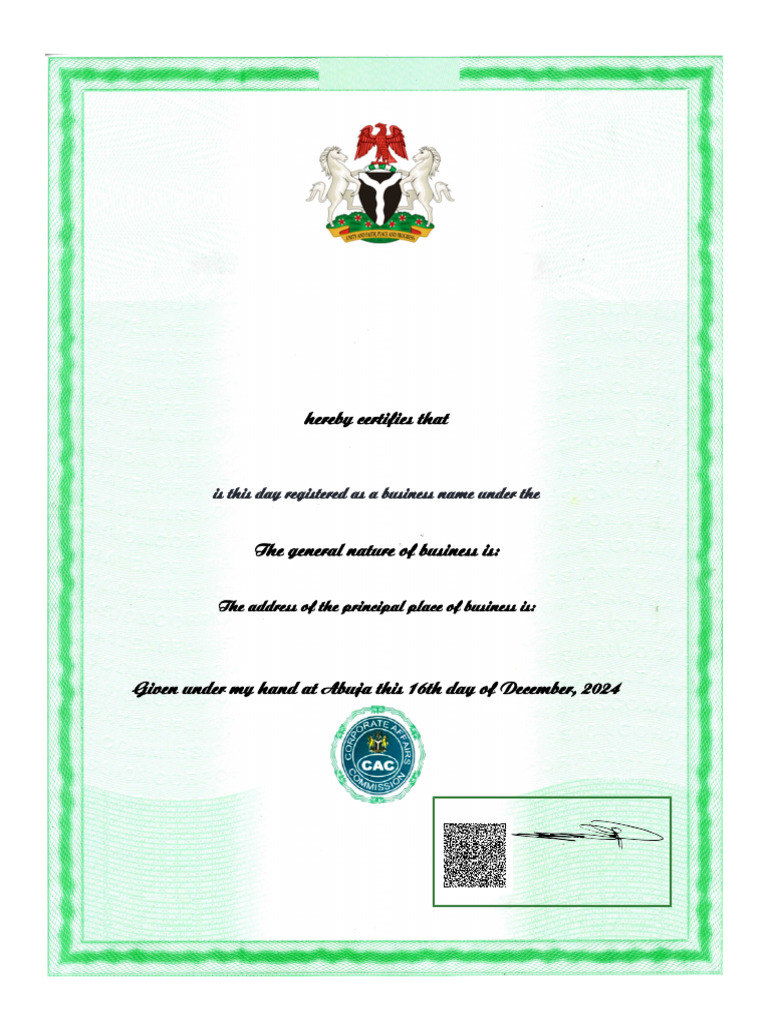 CAC Certificate | PDF