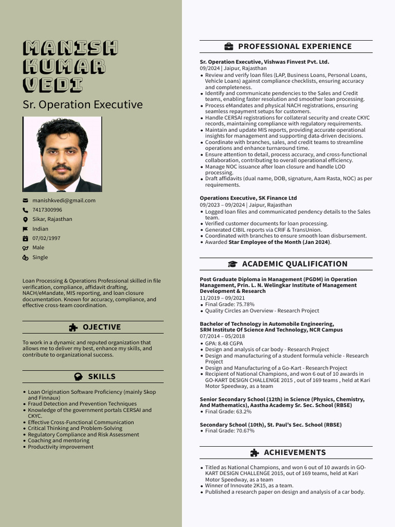 Manish Resume1 | PDF