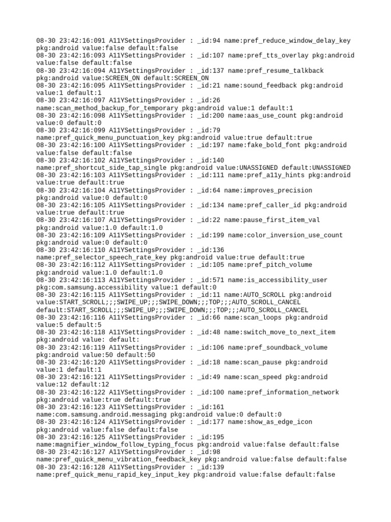 A11yprovider Log | PDF | Computing Platforms | Software