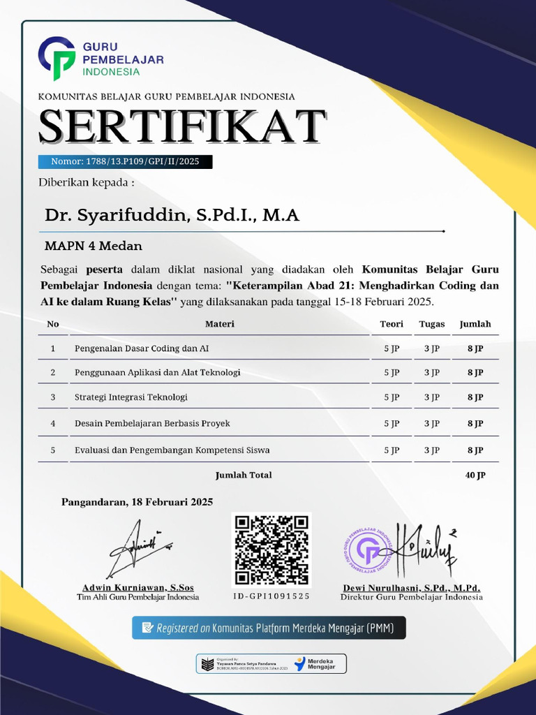 Dr. Syarifuddin - 15 Februari 2025 | PDF